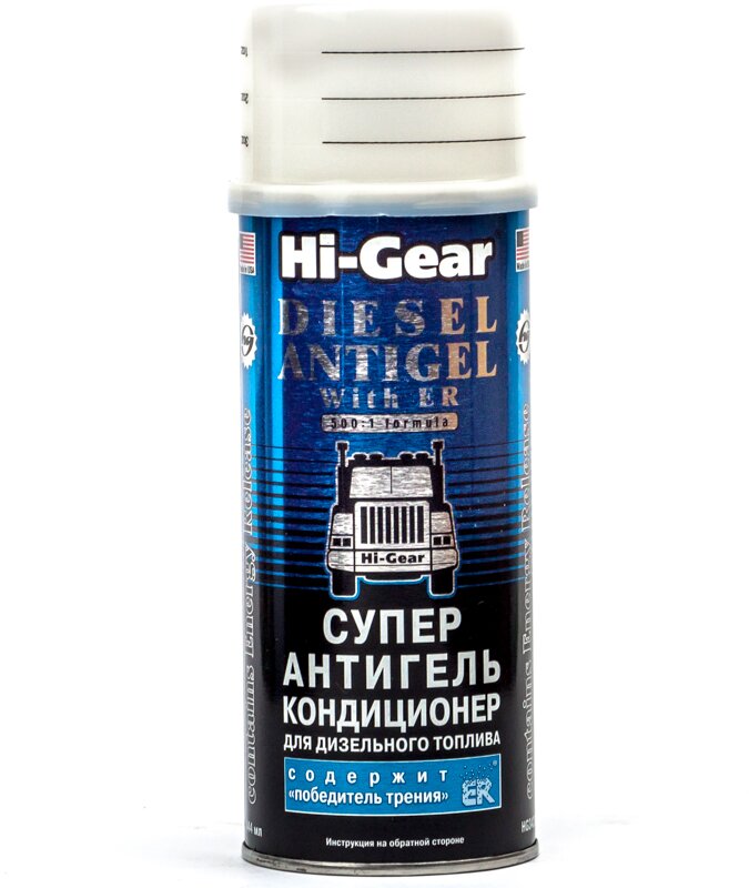 Супер-Антигель Кондиционер для дизтоплива с ER Hi-Gear HG3423, 444 мл ...