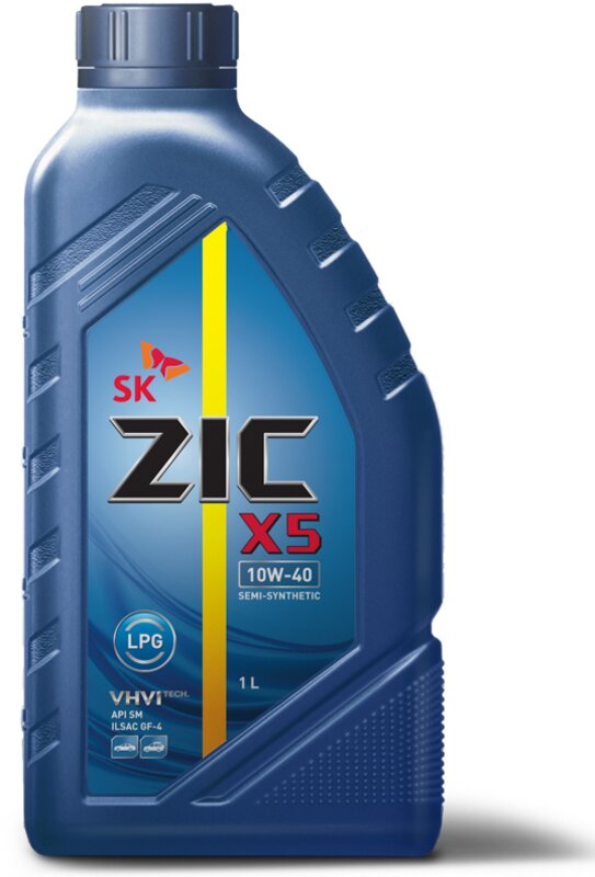 Моторное масло для двигателей на газу ZIC X5 10W-40 LPG, 1 л купити у ...