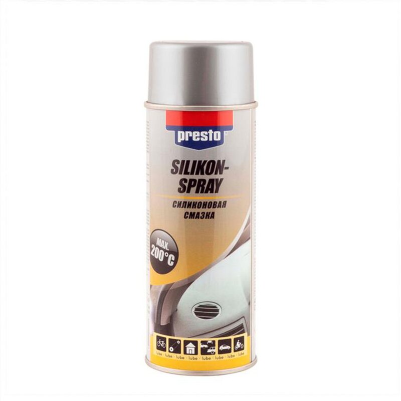 Аэрозольная силиконовая смазка Presto Silikon Spray, 400 мл купити у ...